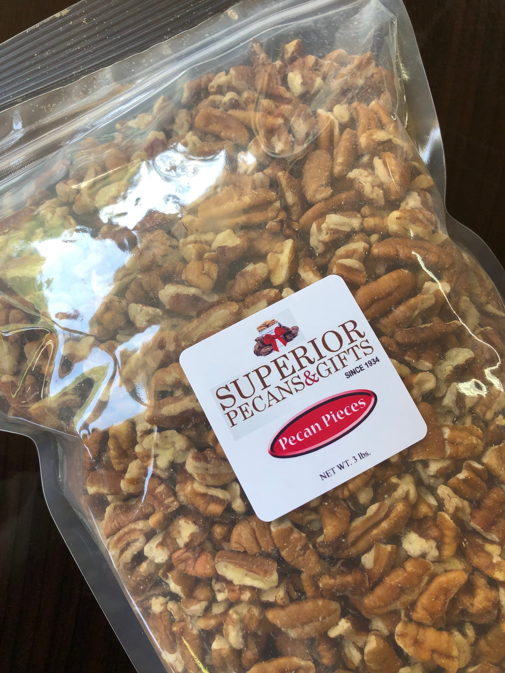 Pecan Pieces - 3 LB – Superior Pecans & Gifts